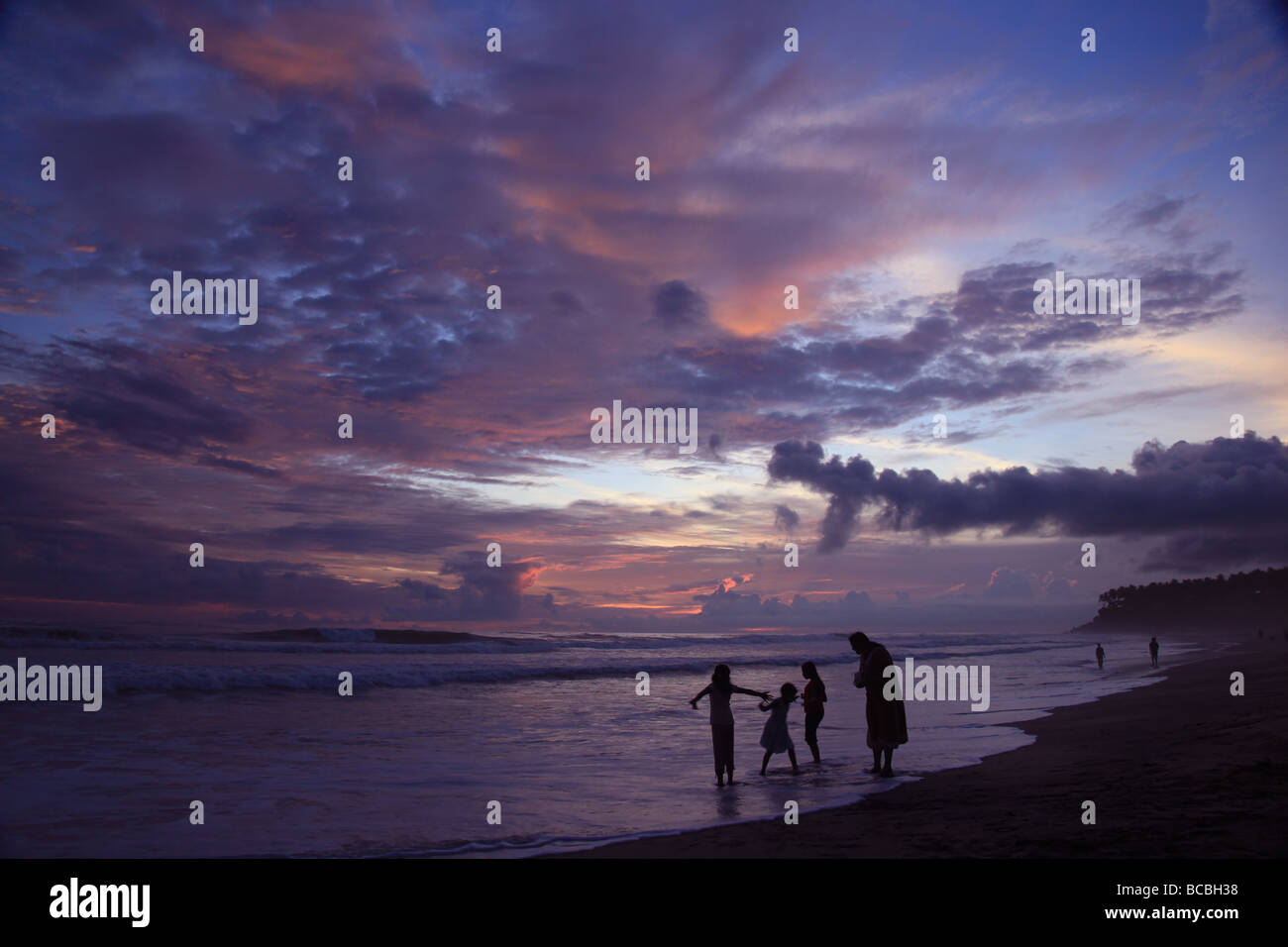 A beautiful sunset on Varkala beach, Thiruvananthapuram, Kerala, india ...