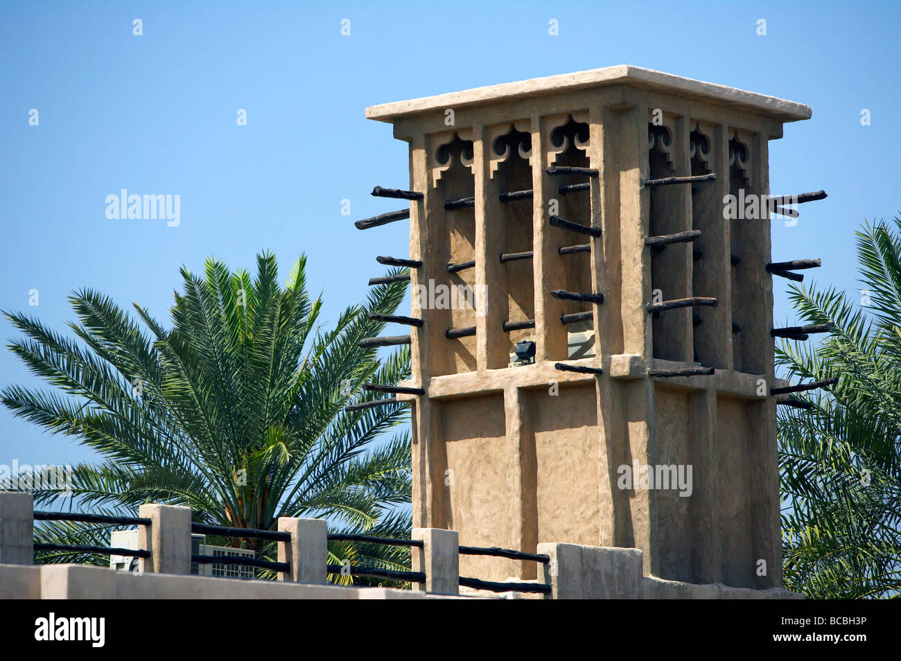 Traditional Wind Tower, Dubai, UAE Stock Photo - Alamy