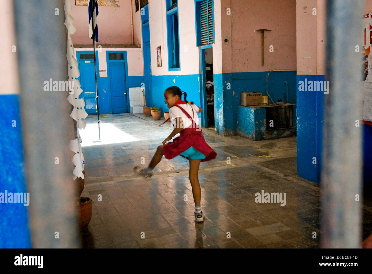 cuba havana daily life in the school Stock Photo - Alamy