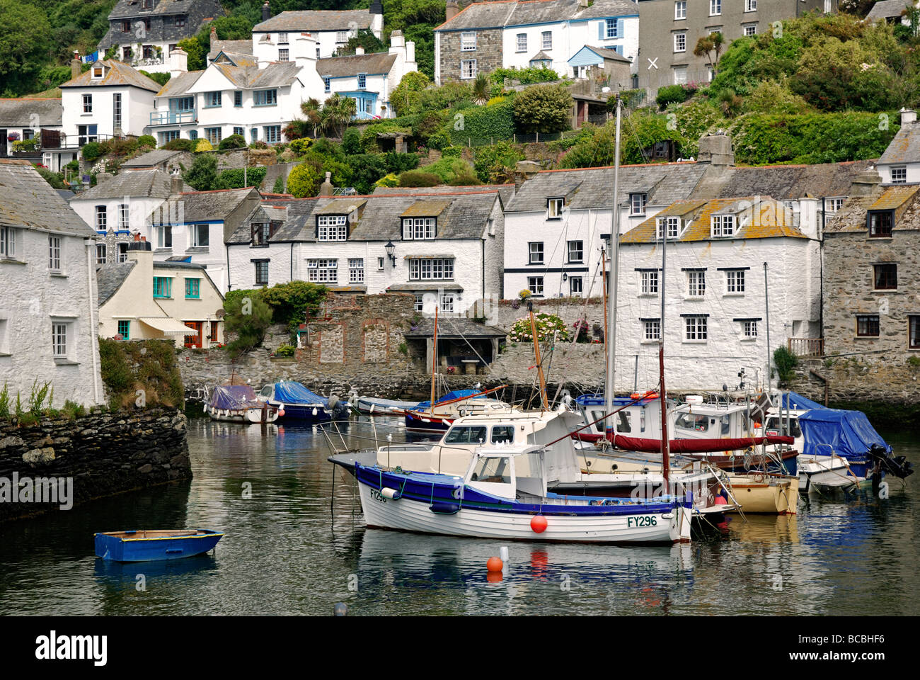Polperro fishing boat hi-res stock photography and images - Alamy