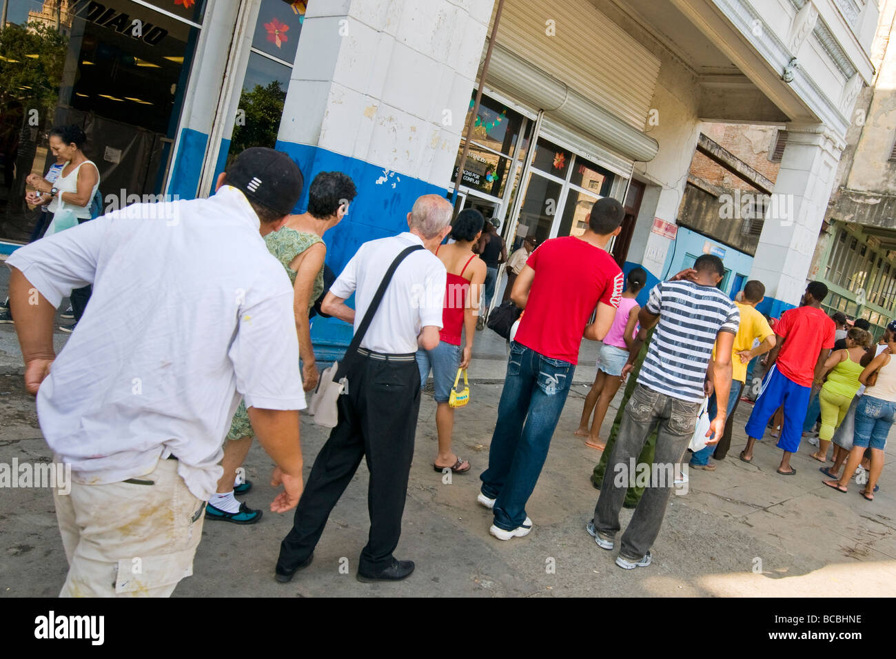 cuba havana daily life in town Stock Photo - Alamy