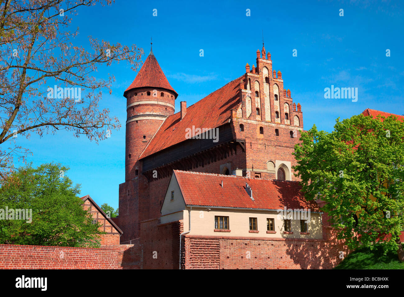 The Gothic castle in Olsztyn, Poland Stock Photo - Alamy