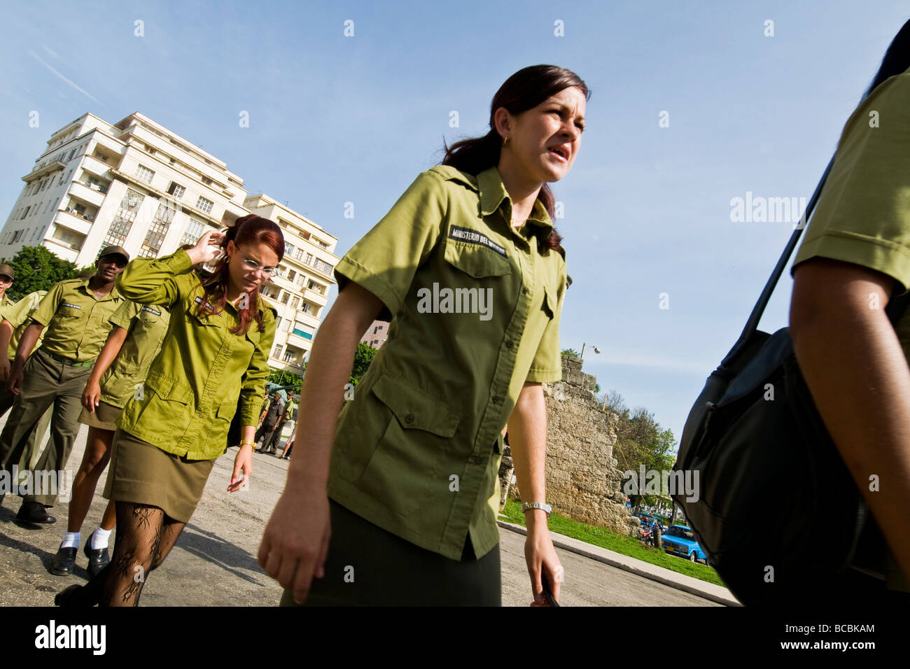 cuba havana cuban soldiers Stock Photo - Alamy