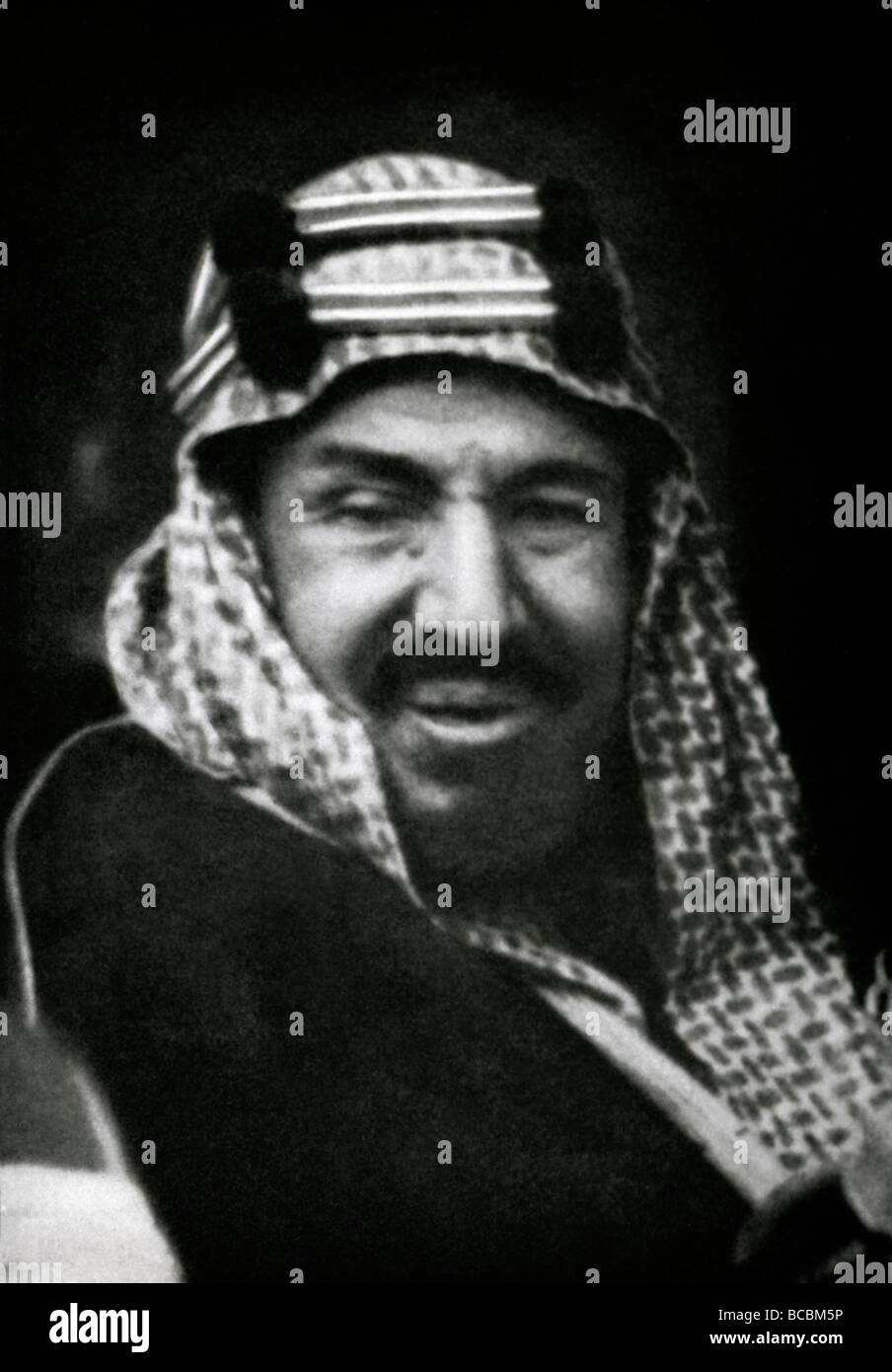 Saudi Arabia Historical Portrait Of Abd Al Aziz Bin Abd Ar-Rahman Al ...
