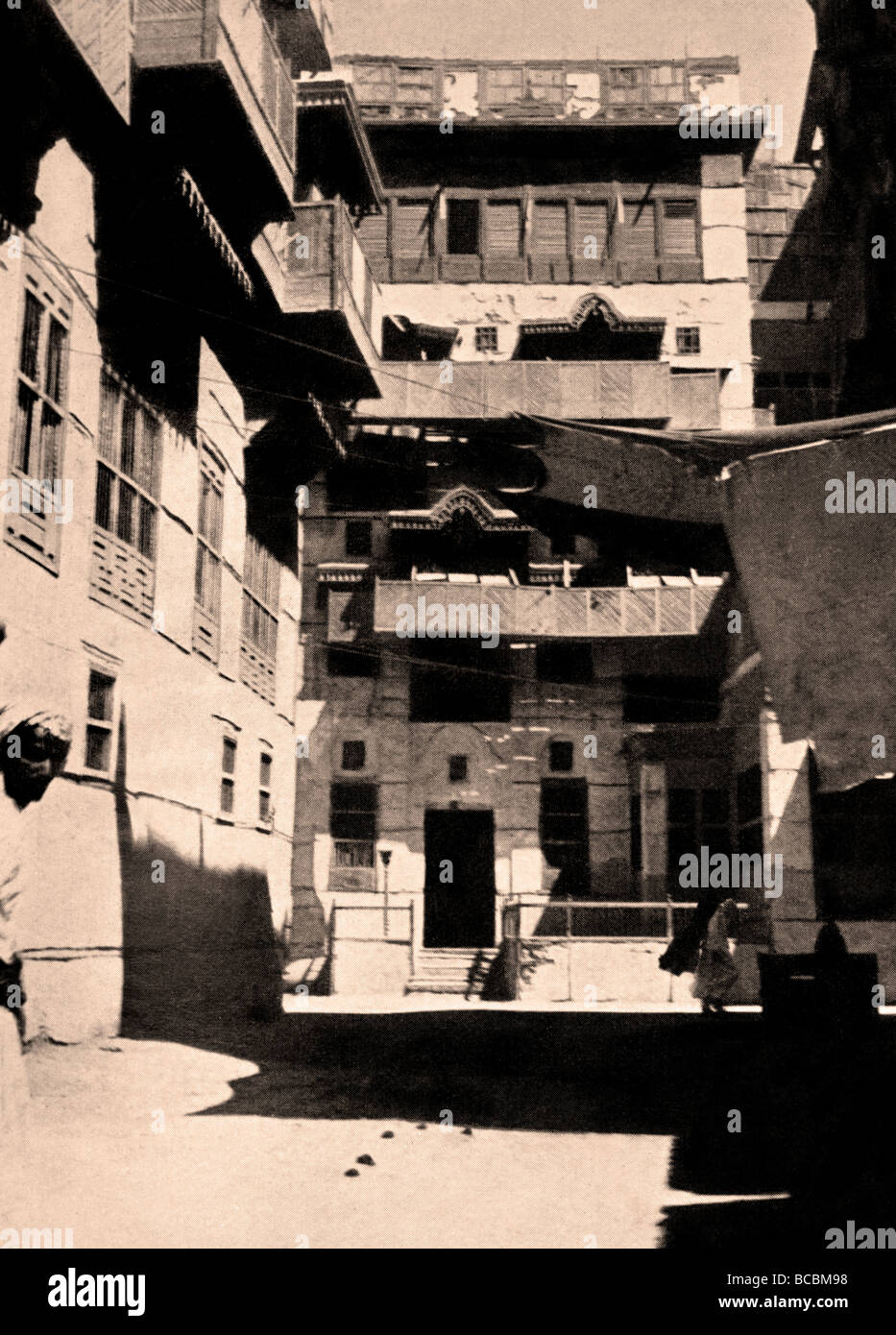 Saudi Arabia Historical A Street In Old Djedda from Wells Of Ibn Sau’d ...