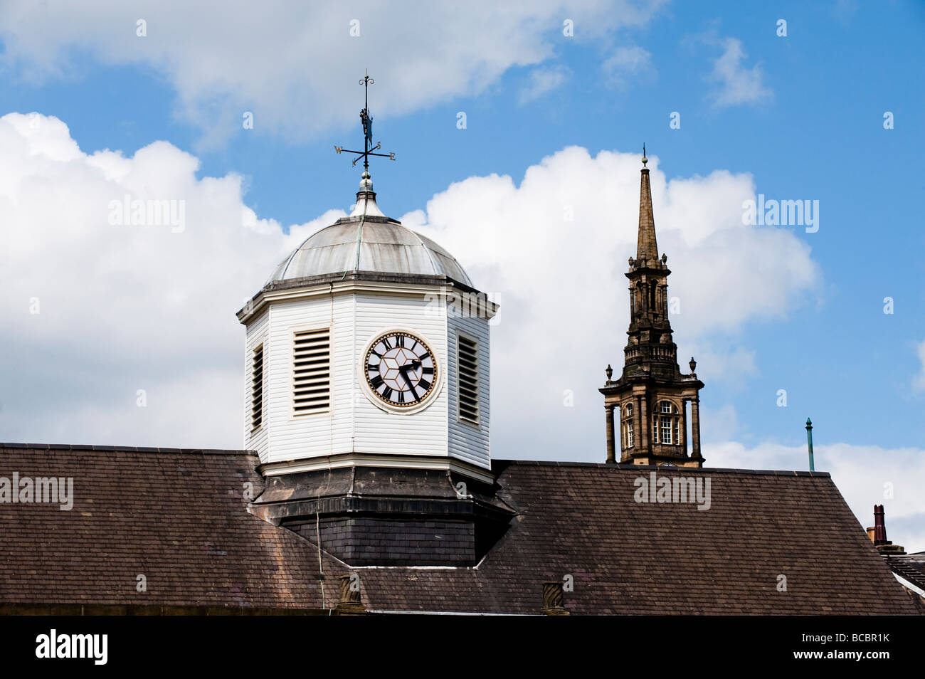 Rooftop clock tower hi-res stock photography and images - Alamy