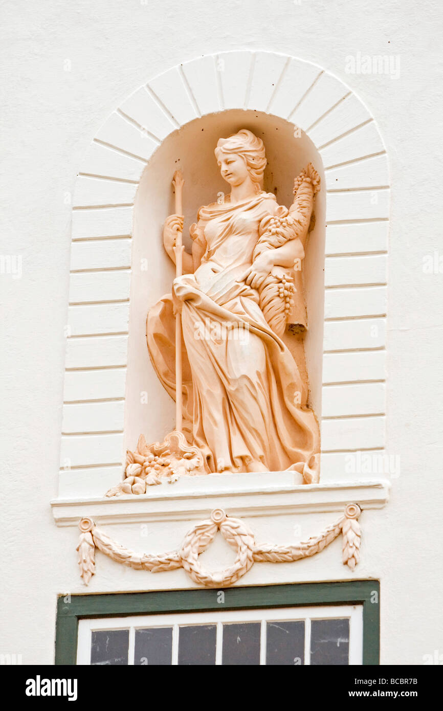 Statue alcove constantia cape town south africa hi-res stock ...