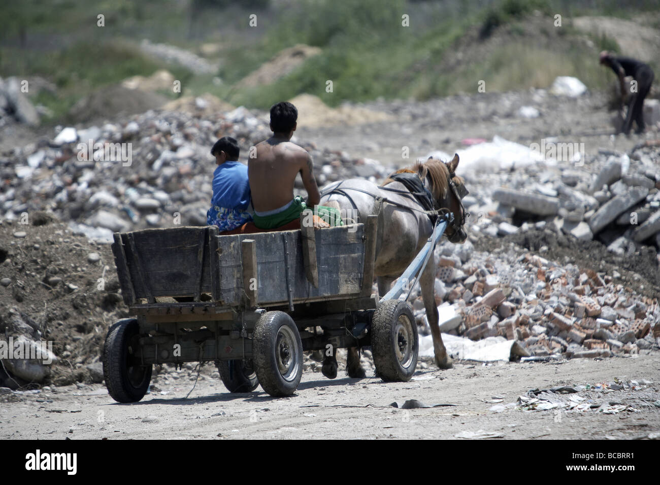 Rubbish dump children hi-res stock photography and images - Alamy