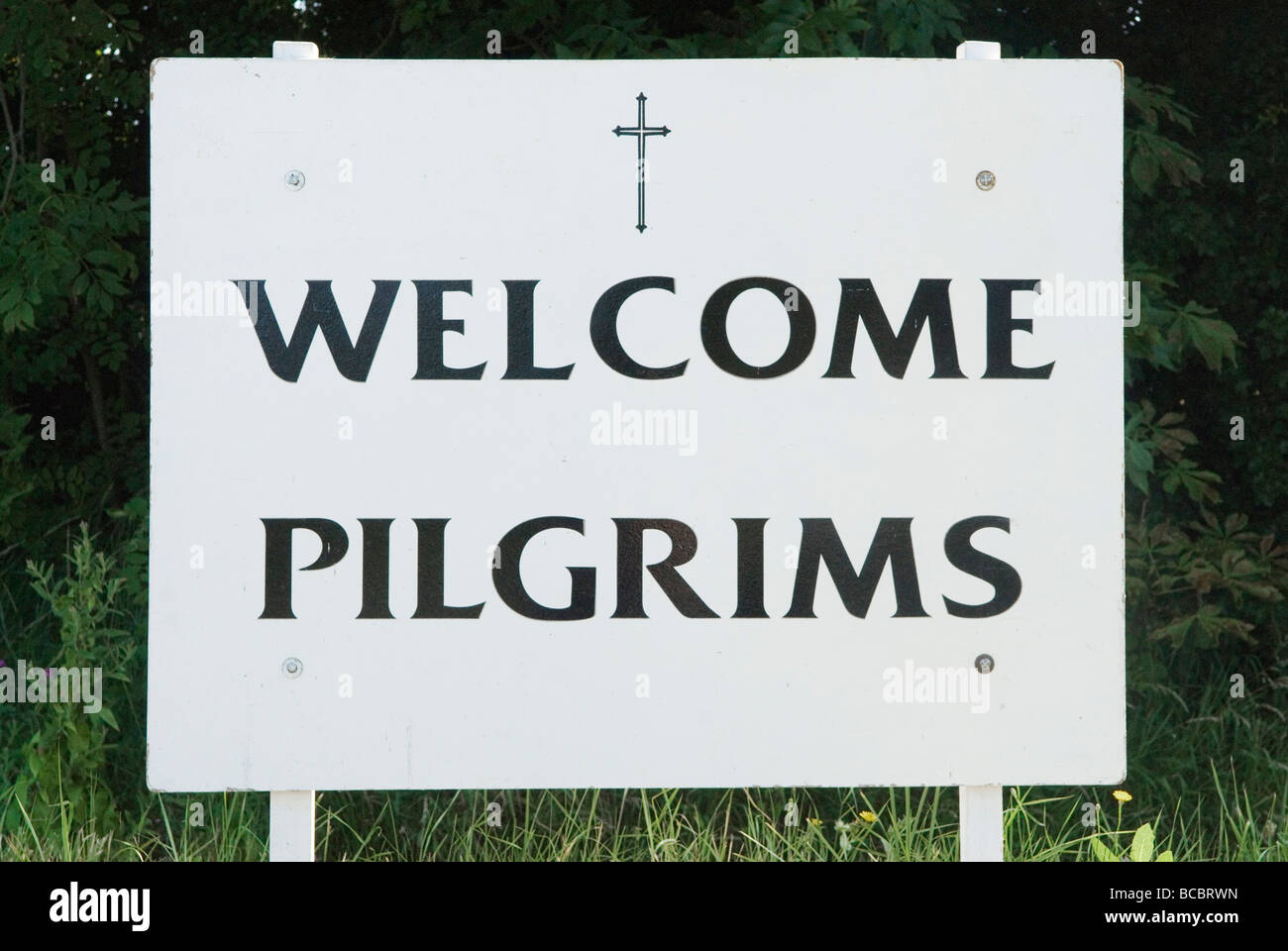 Pilgrims welcome hi-res stock photography and images - Alamy