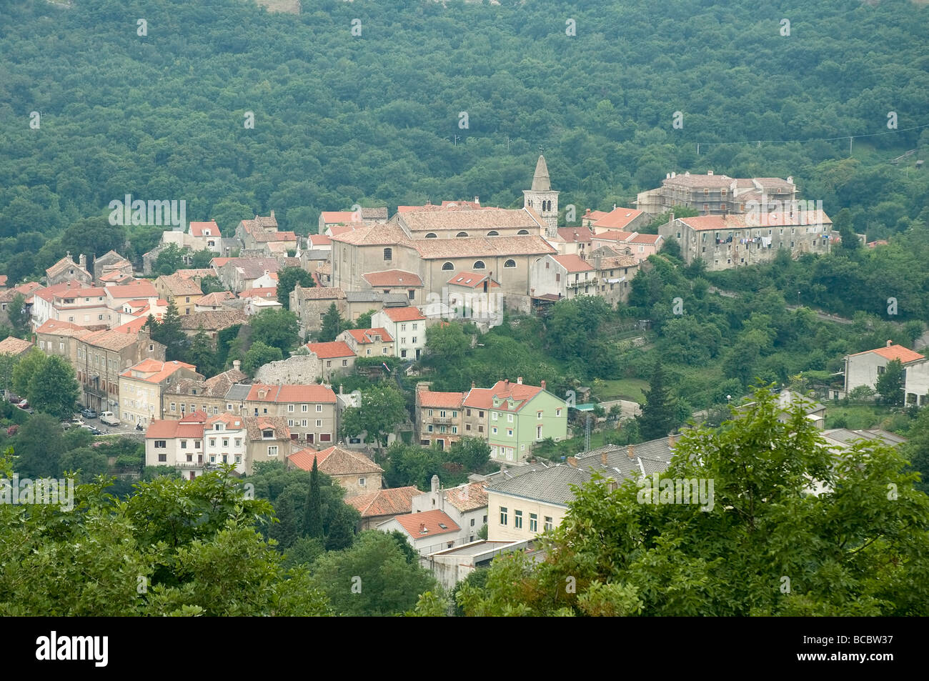 panoramic view of Bekar, Croatia Stock Photo - Alamy