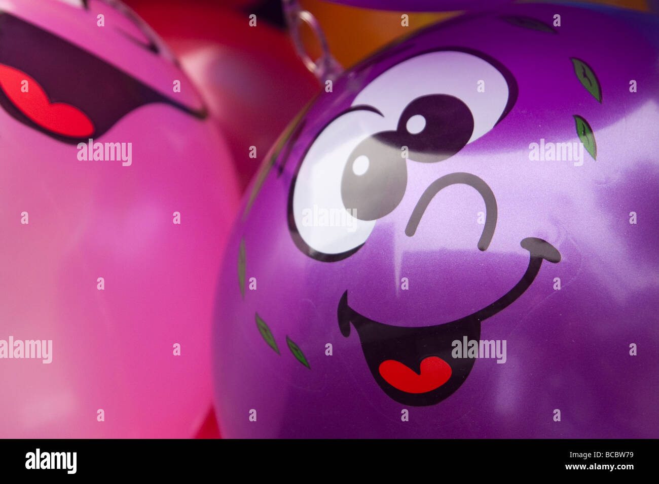 Balloon with smiling face Stock Photo - Alamy