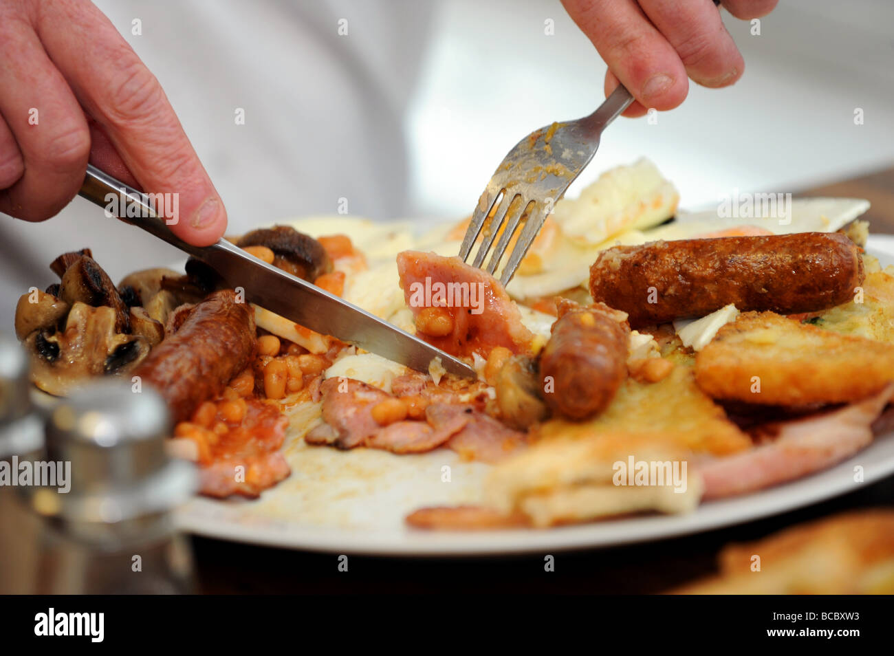 Full english breakfast hi-res stock photography and images - Alamy