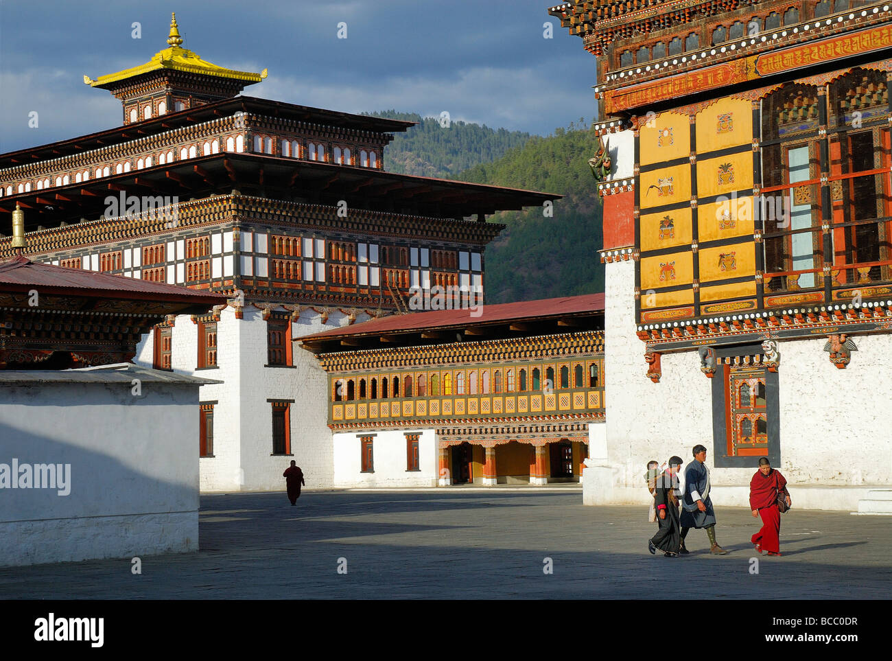 Bhutan, Thimphu, Thimphu Dzong Stock Photo - Alamy