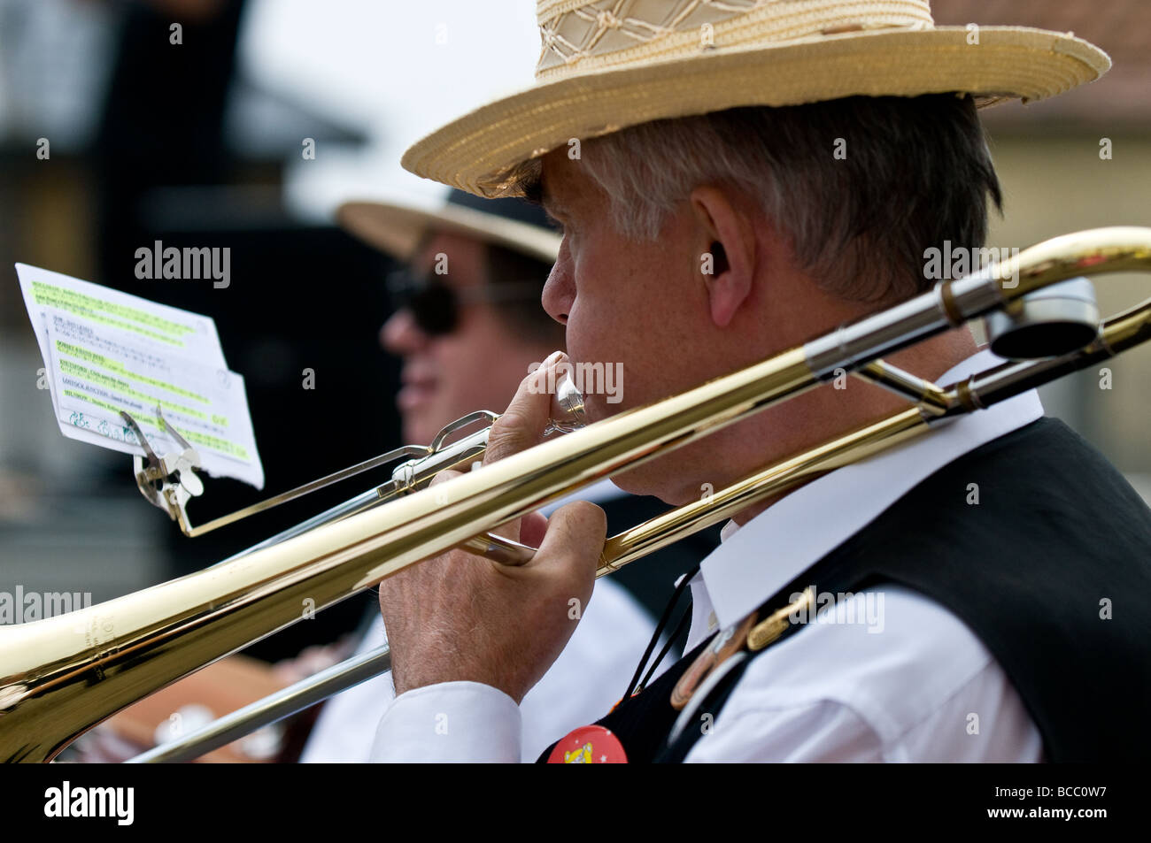A musician at a Folk Festival in Essex. Photo by Gordon Scammell Stock ...