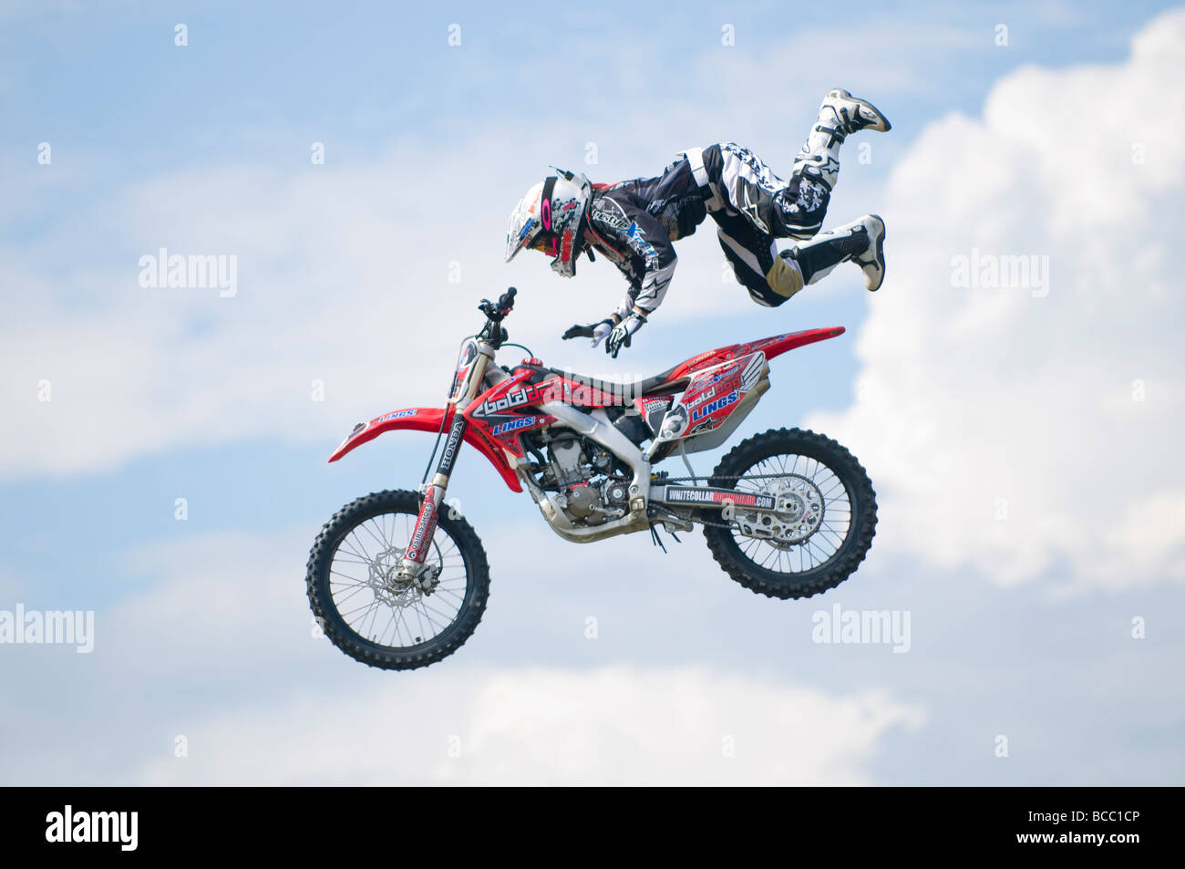 Motorbike and stunt rider hi-res stock photography and images - Alamy