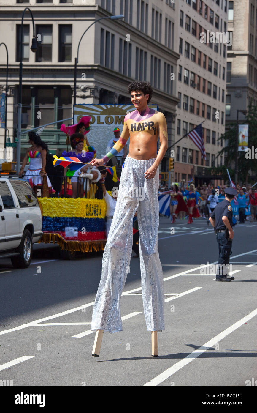 Man on stilts gay pride hi-res stock photography and images - Alamy