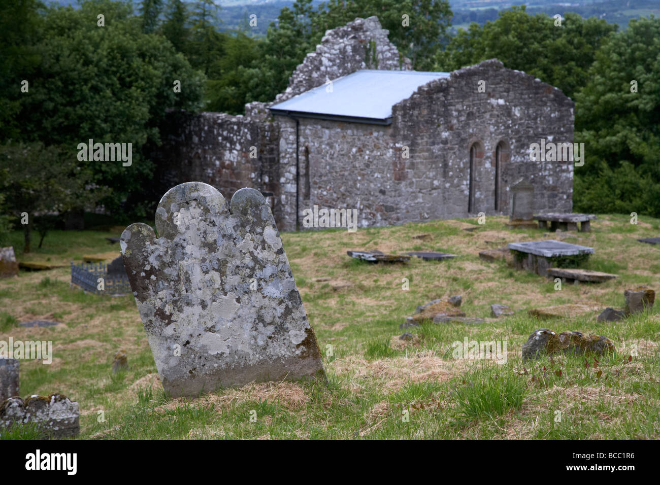 graveyard at dungiven priory county county derry londonderry northern ...