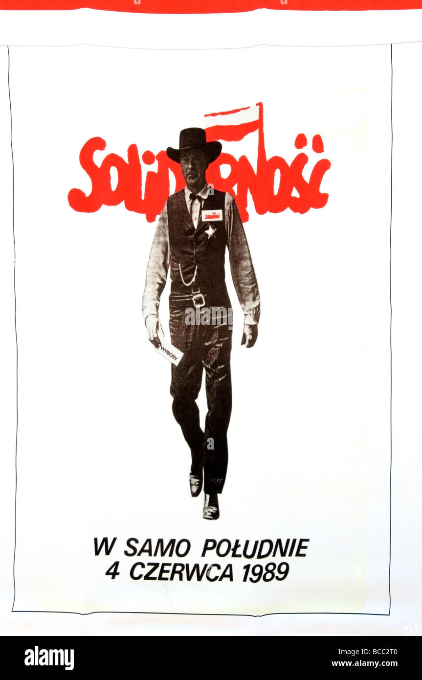 Poland solidarity poster hi-res stock photography and images - Alamy
