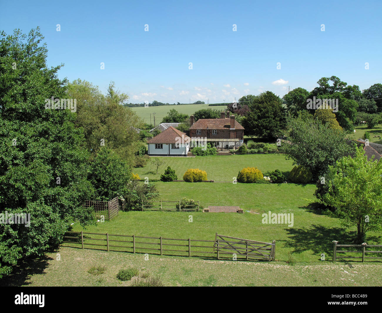 Aerial view of farm house High Resolution Stock Photography and Images ...