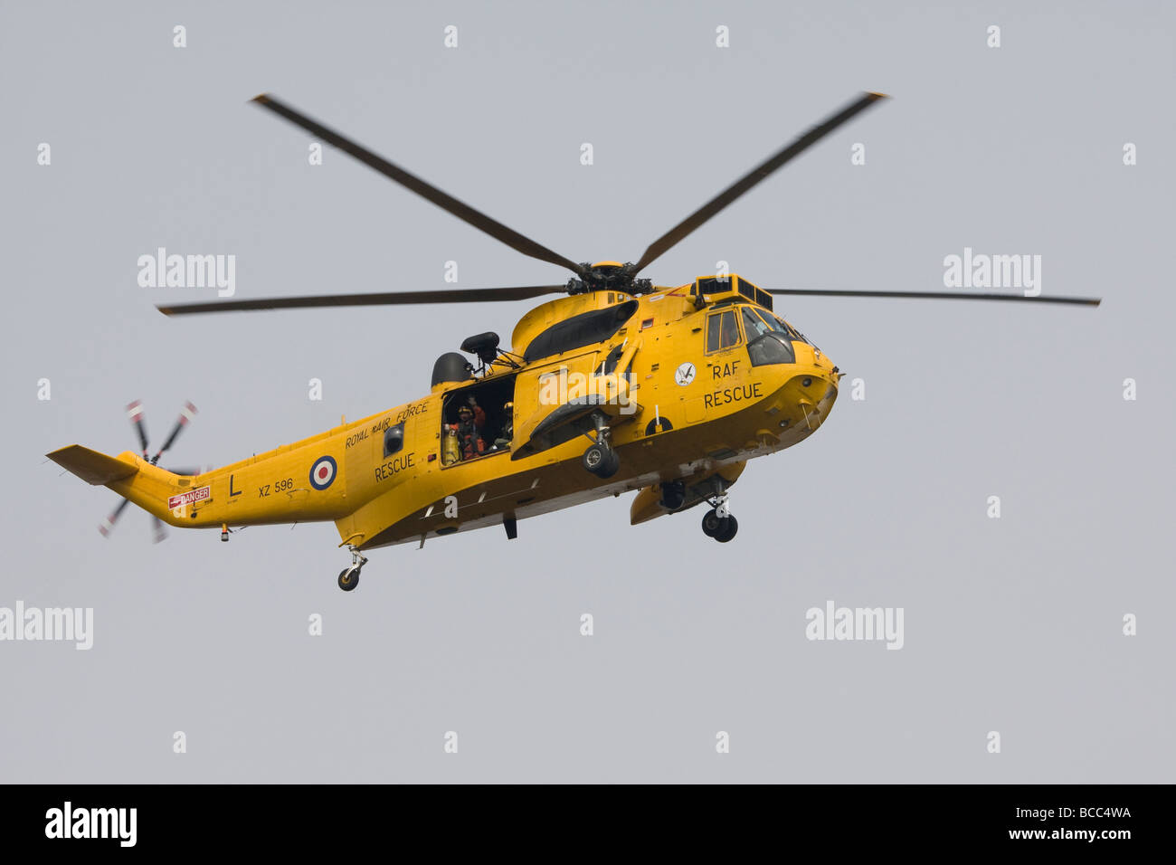 RAF Sea King HAR3/3A Search and Rescue Helicopter Stock Photo - Alamy