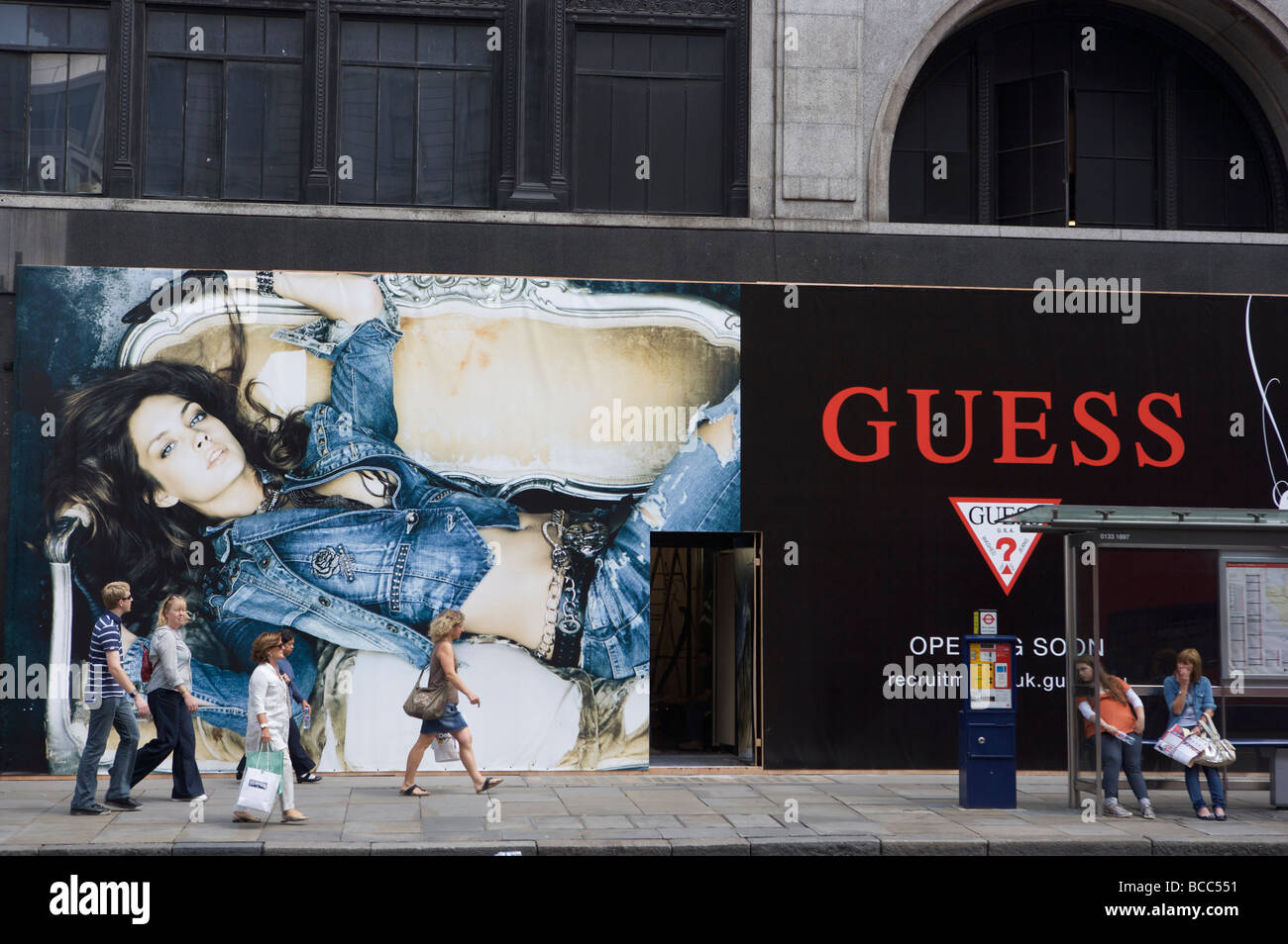 Guess regent street hi-res stock photography and images - Alamy