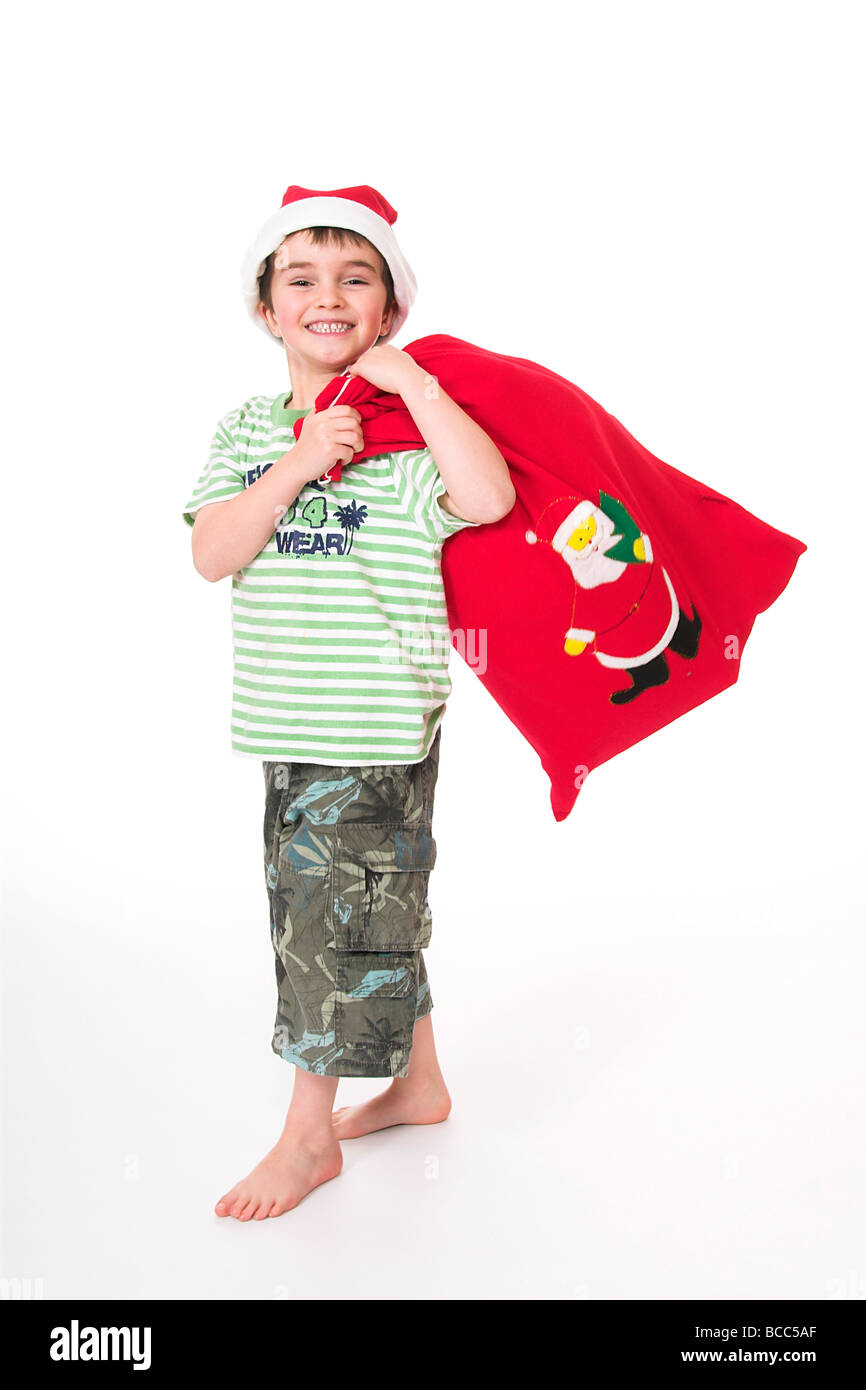 Boy with sack hi-res stock photography and images - Alamy