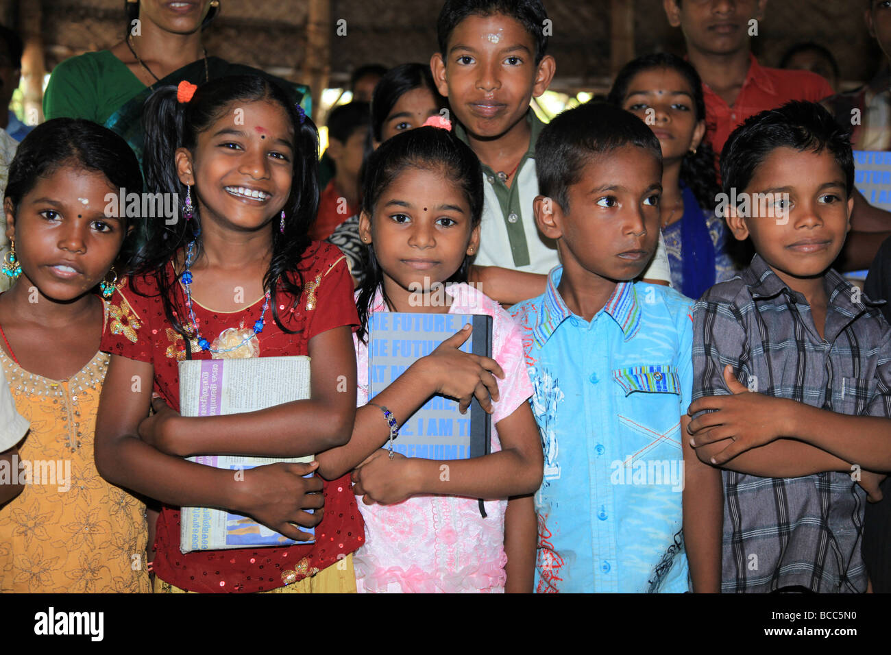 Children being sponsored through a charity called the Ted Foundation by ...