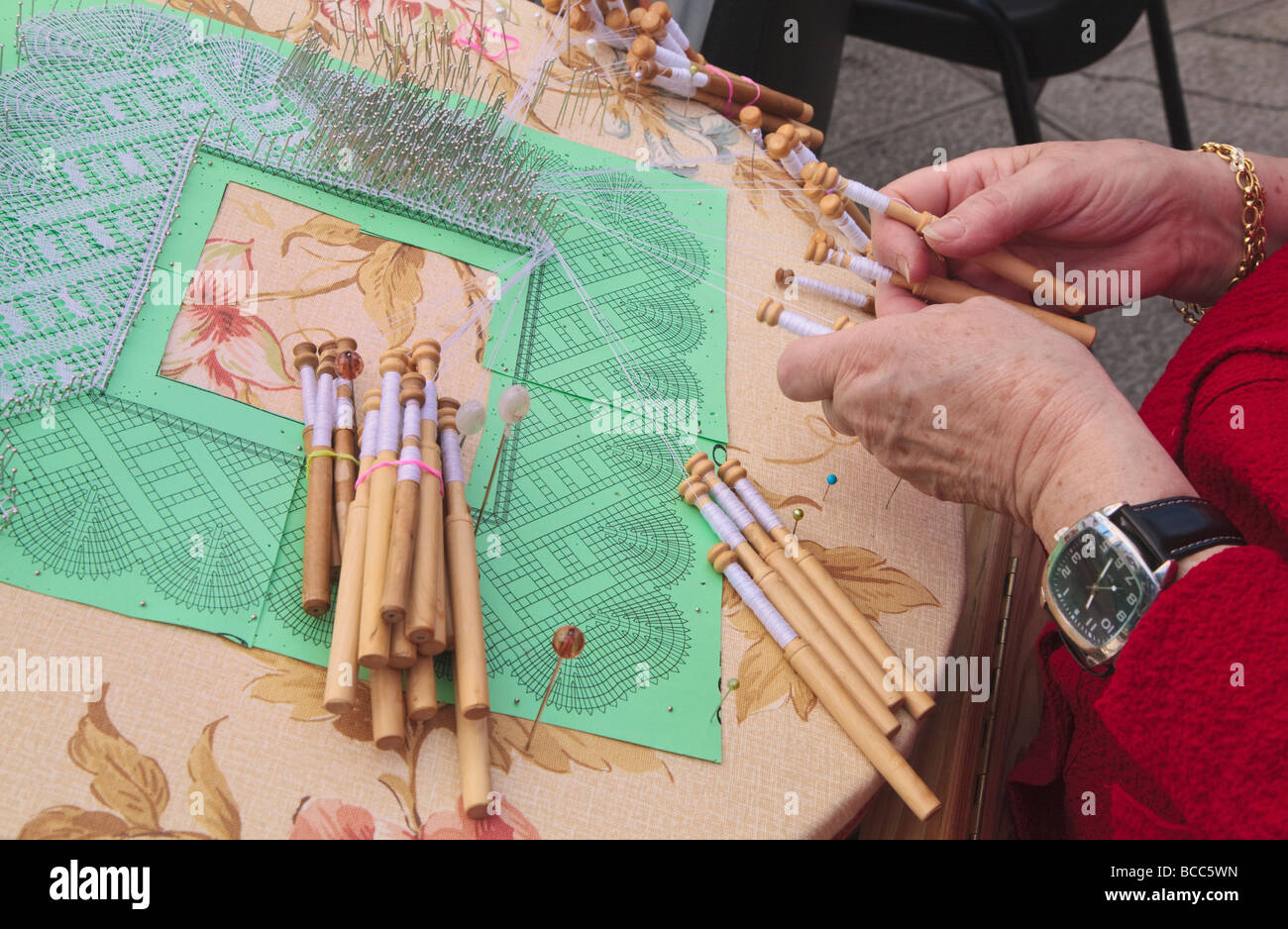 Lacemaking hi-res stock photography and images - Alamy