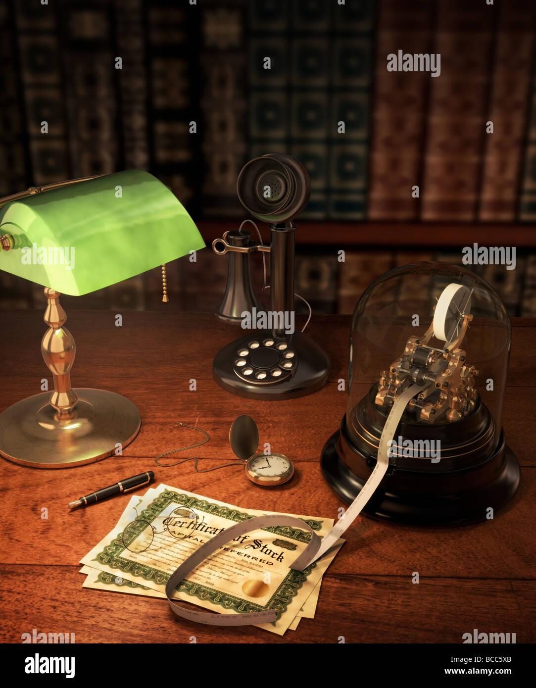 Antique Stock Market Ticker