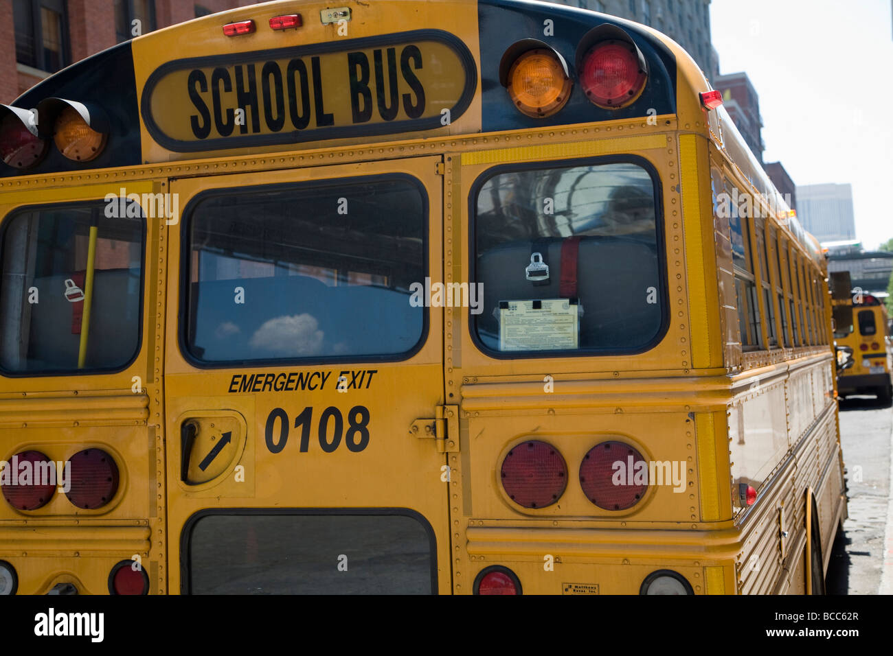 View of a school bus Stock Photo - Alamy
