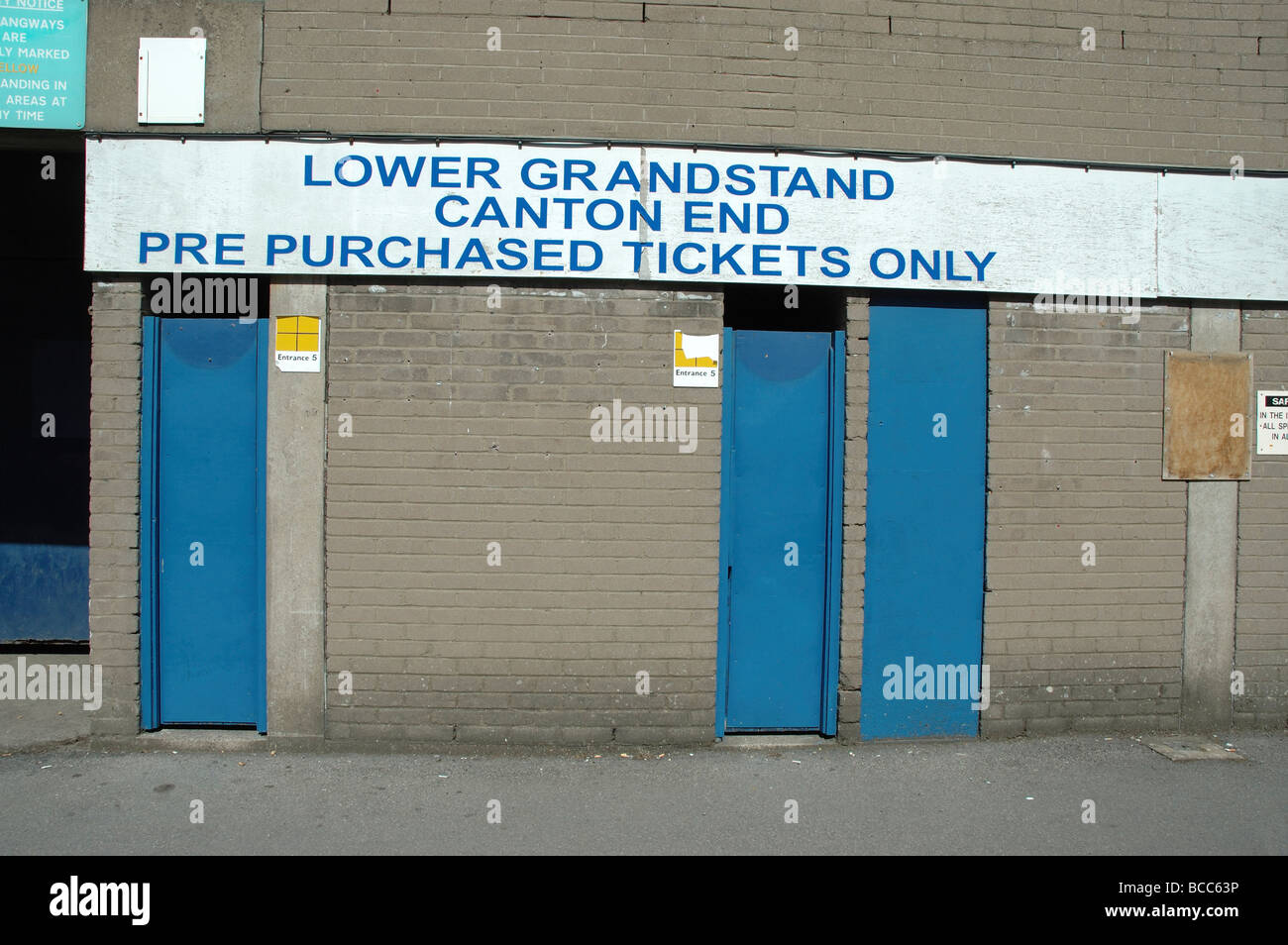 Football turnstile hi-res stock photography and images - Alamy