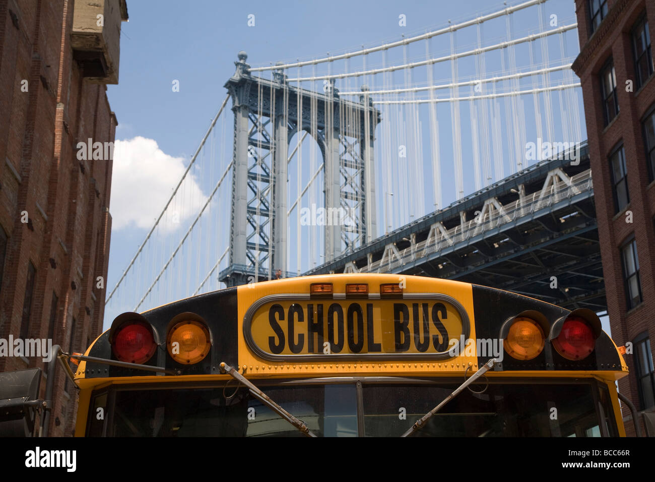 View of a school bus Stock Photo - Alamy