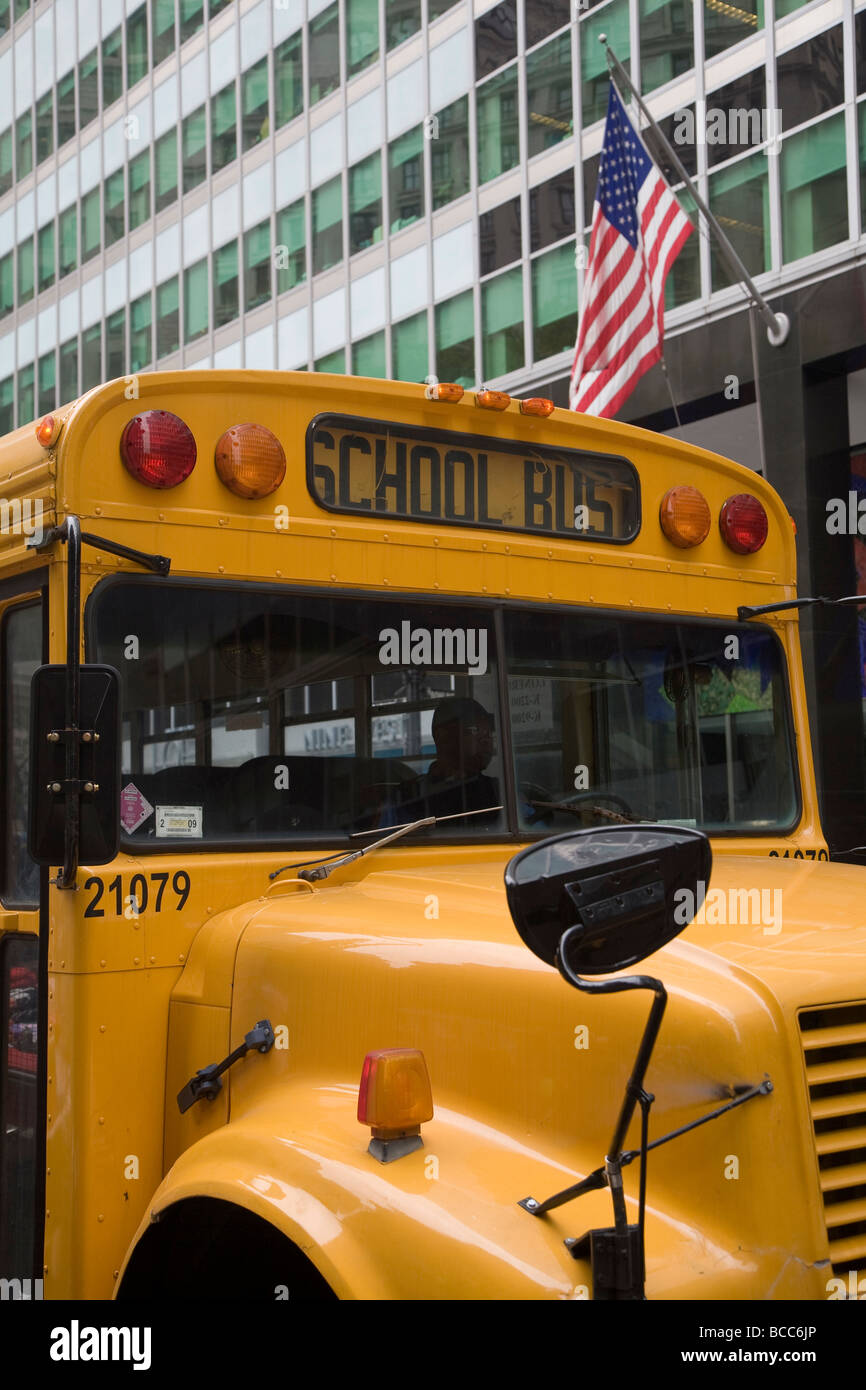 New york school bus hi-res stock photography and images - Alamy