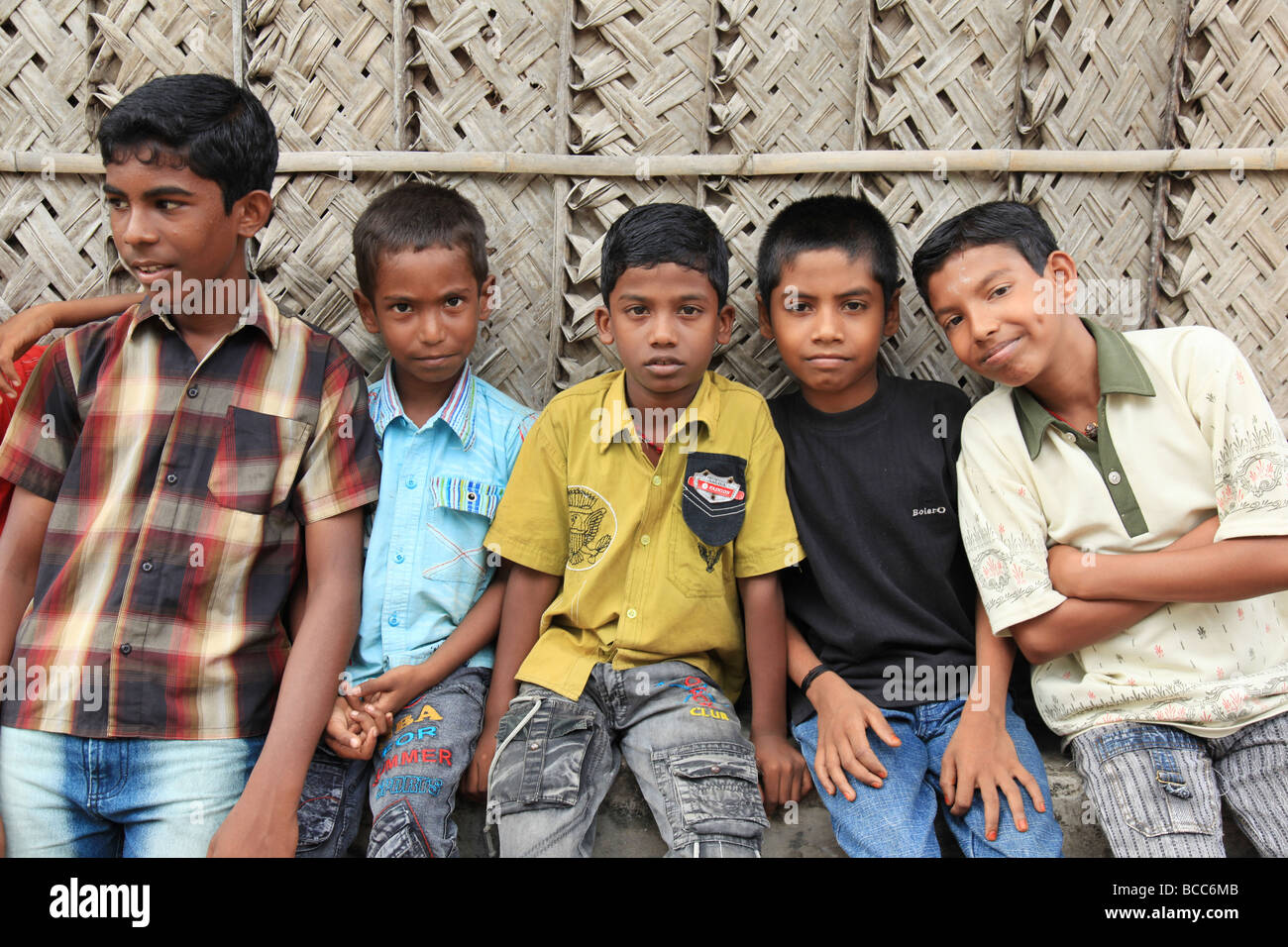 Children being sponsored through a charity called the Ted Foundation by ...