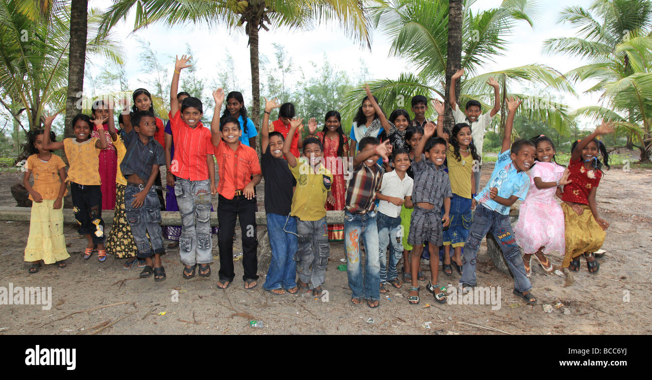 Children being sponsored through a charity called the Ted Foundation by ...