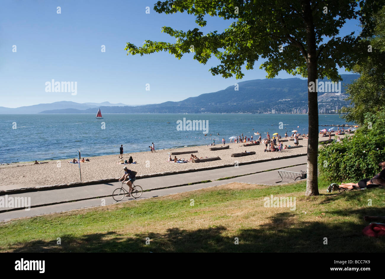 Stanley beach promenade hi-res stock photography and images - Alamy
