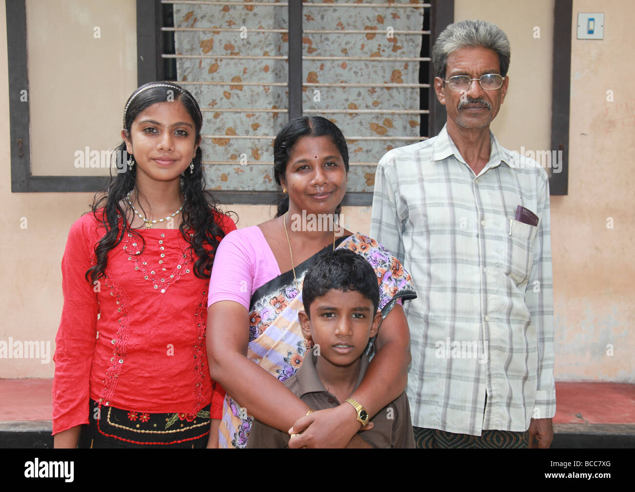 Indian kids standing home hi-res stock photography and images - Alamy