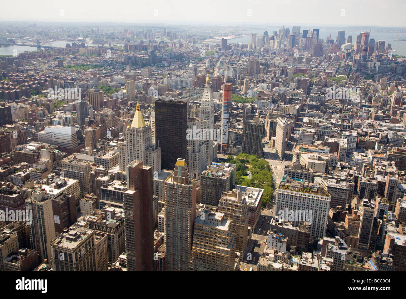 Top view of New York city Stock Photo - Alamy