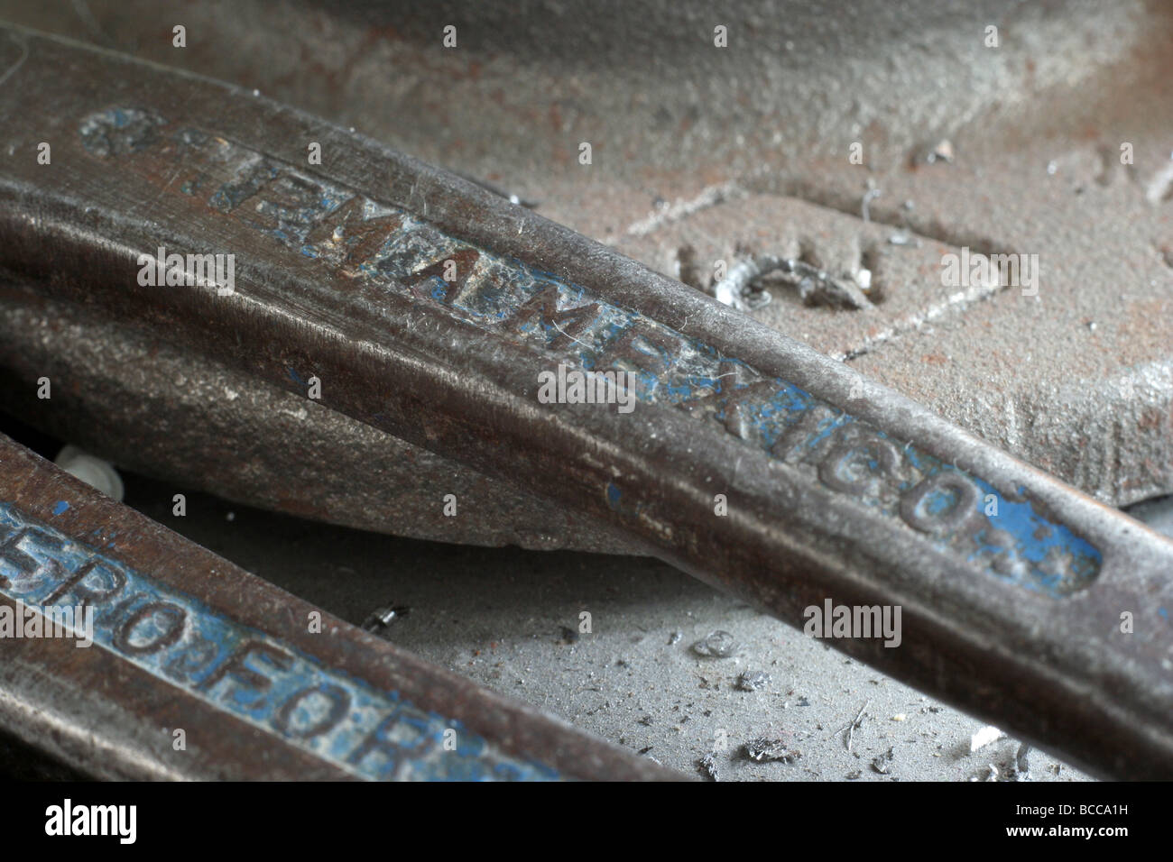 Scissors made in Mexico Stock Photo - Alamy
