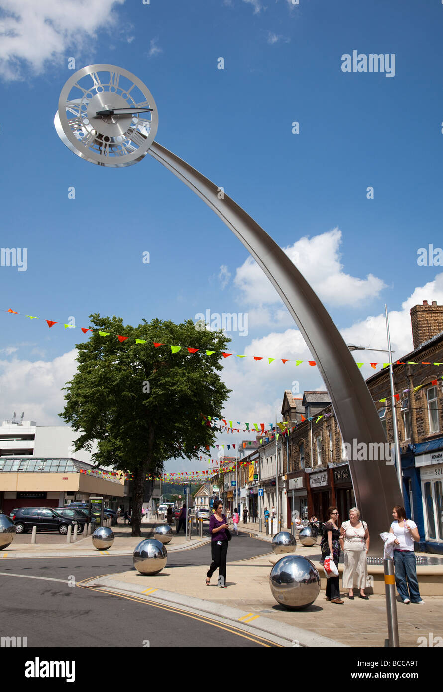 Town centre clock hi-res stock photography and images - Alamy