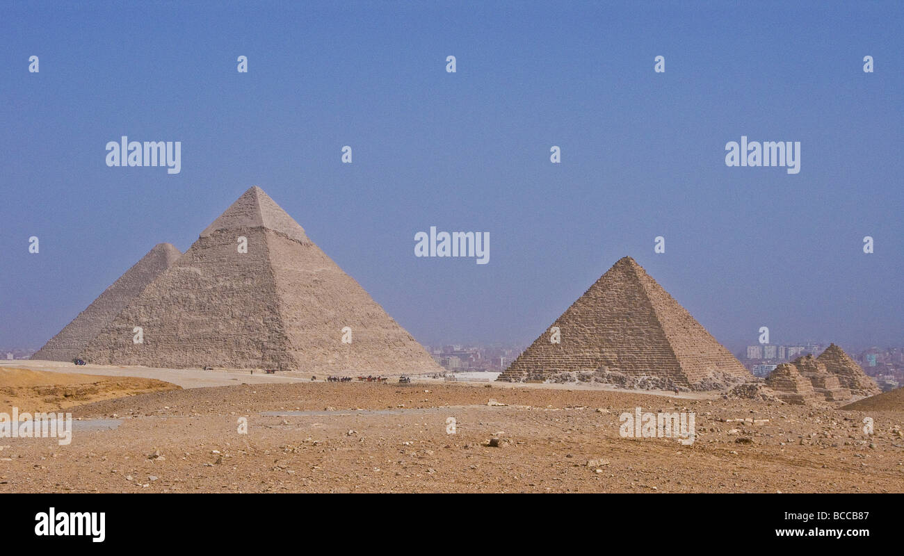 The Pyramids of Giza, Cairo, Egypt Stock Photo - Alamy