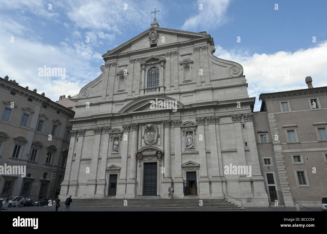 Chiesa del Gesù in Piazza del Gesù in Rome Stock Photo - Alamy