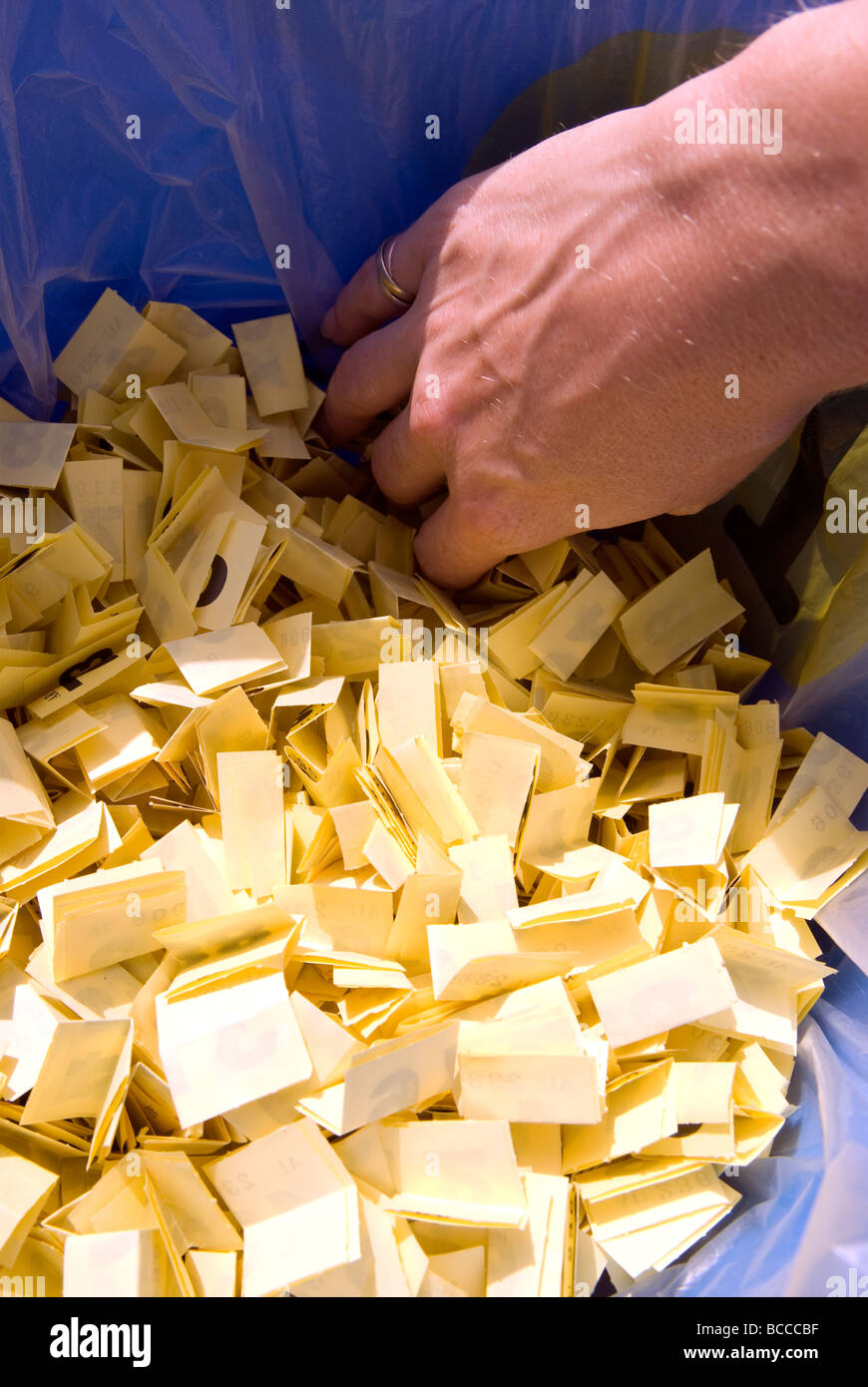 Raffle ticket numbers hi-res stock photography and images - Alamy