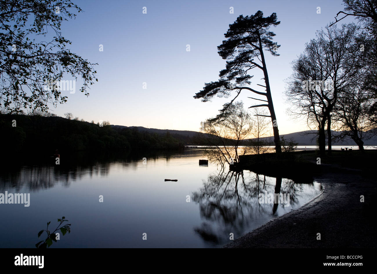 Loch Lomond at Sunset Stock Photo - Alamy