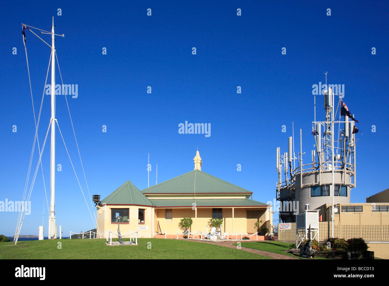 Port Stephens Coastal Patrol radio base is situated at the top of ...