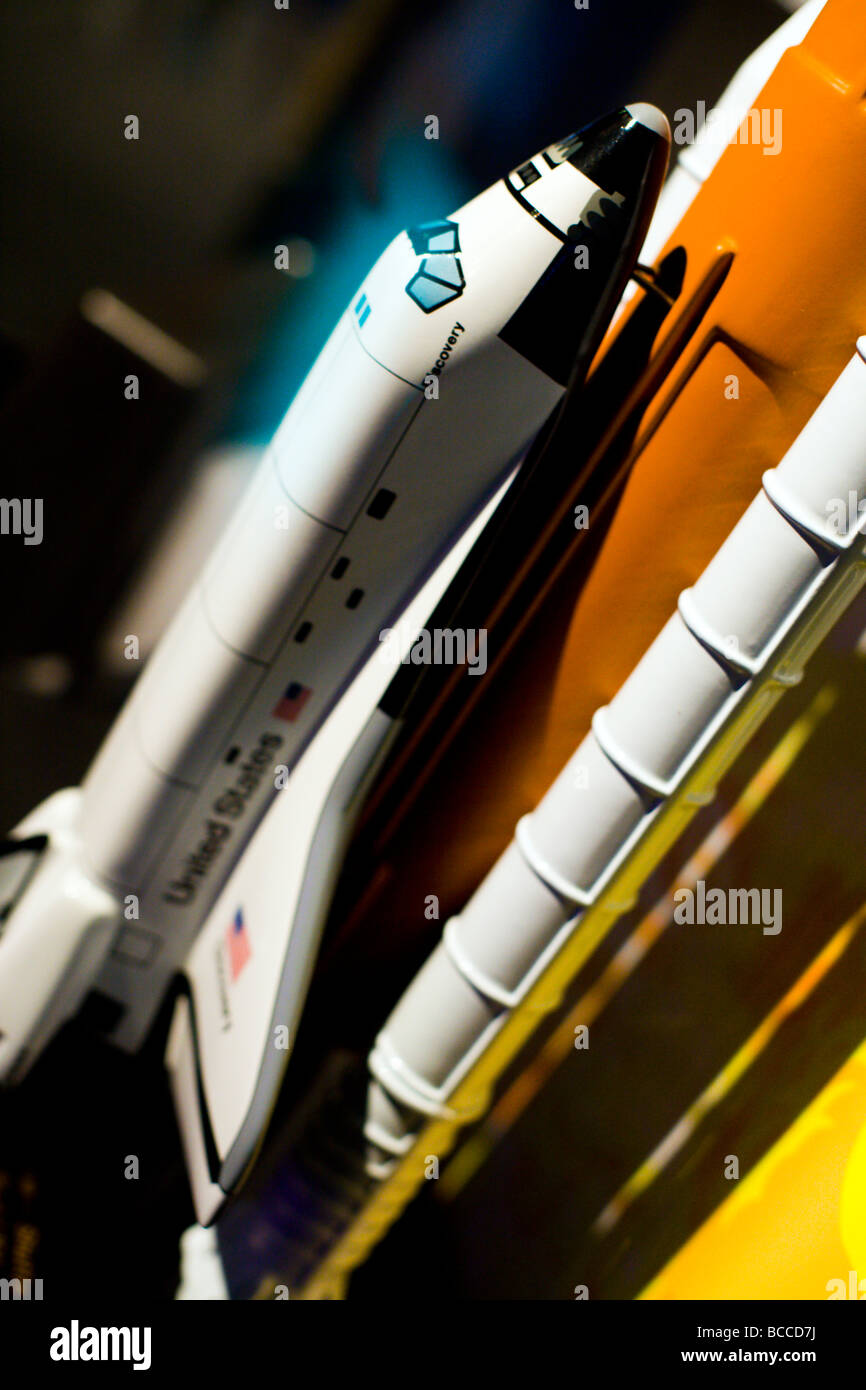 A miniature replica of the Space Shuttle Stock Photo - Alamy