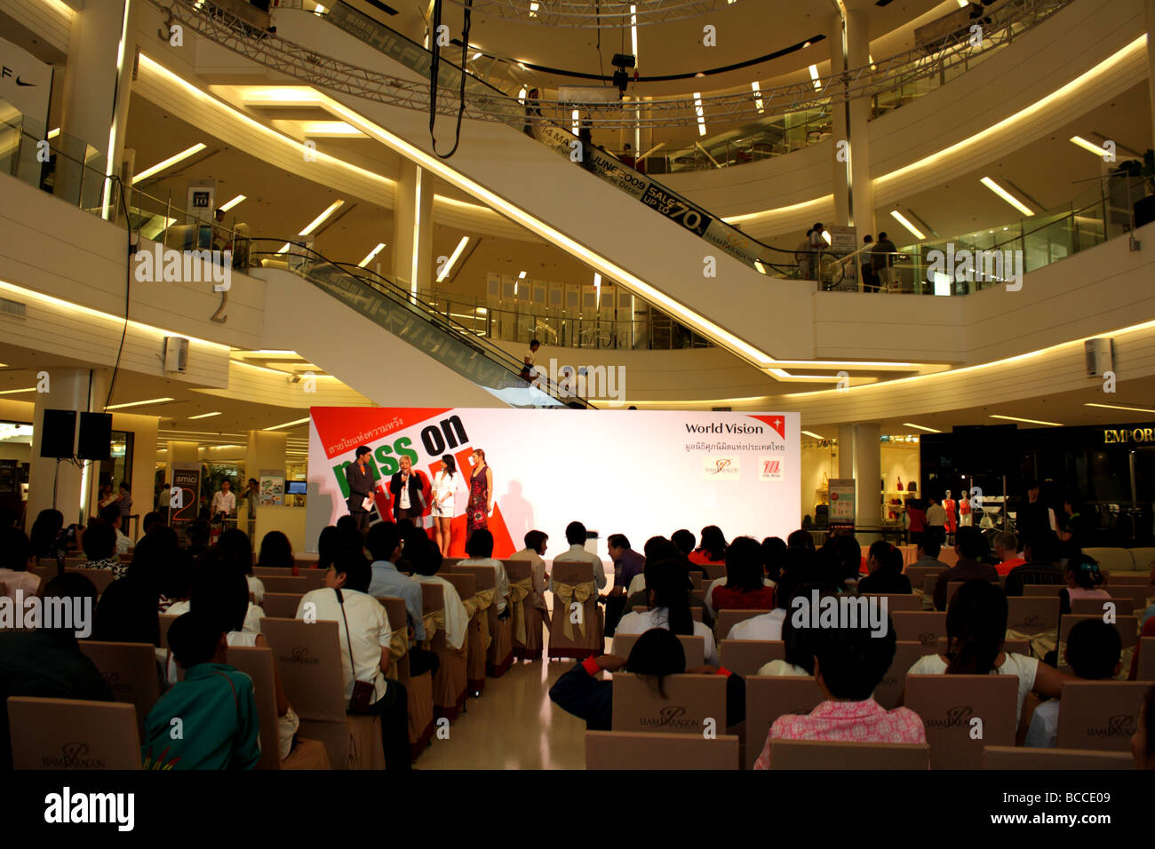 Stage Event at Siam Paragon Stock Photo - Alamy