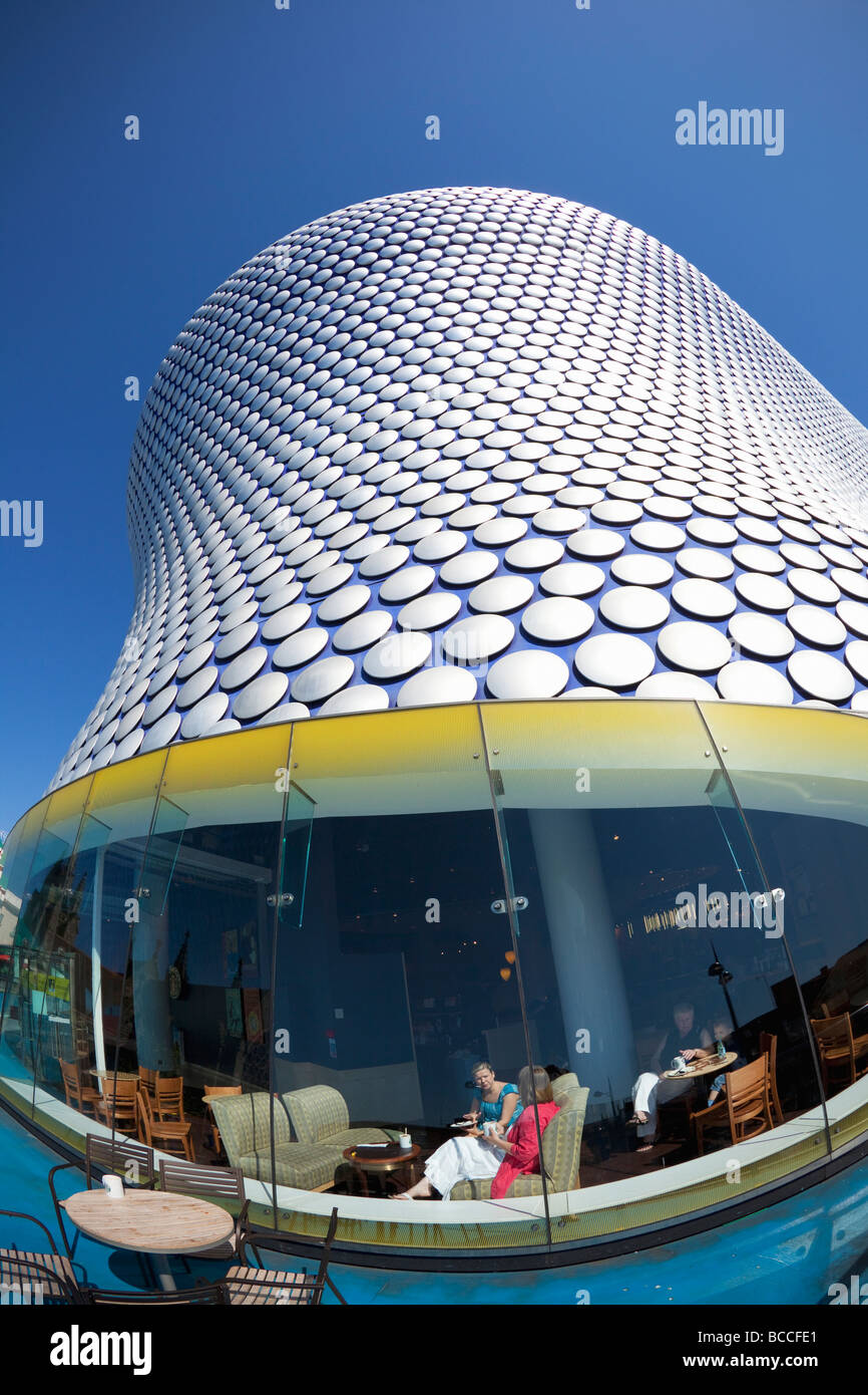 Visitors enjoy coffee cafe inside Selfridges Birmingham Bullring West ...