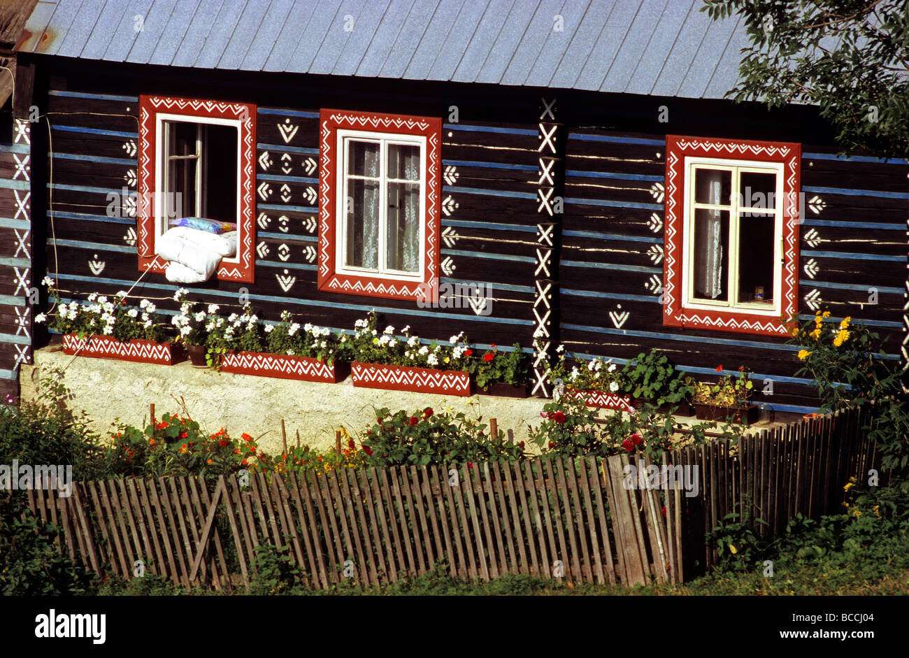 Slovakia, Zdiar traditional village in High Tatras Mountains Stock ...