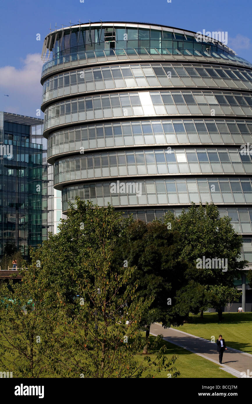 United Kingdom, London, near Tower Bridge, City Hall by architect ...